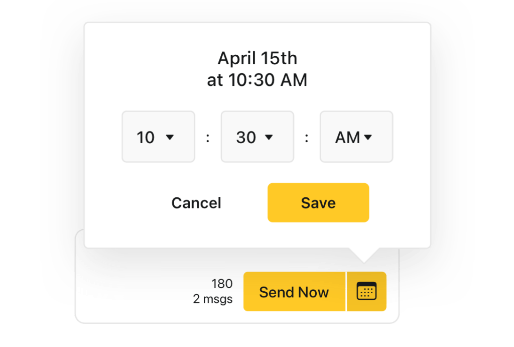 How to schedule a text on iPhone, Android, or Computer