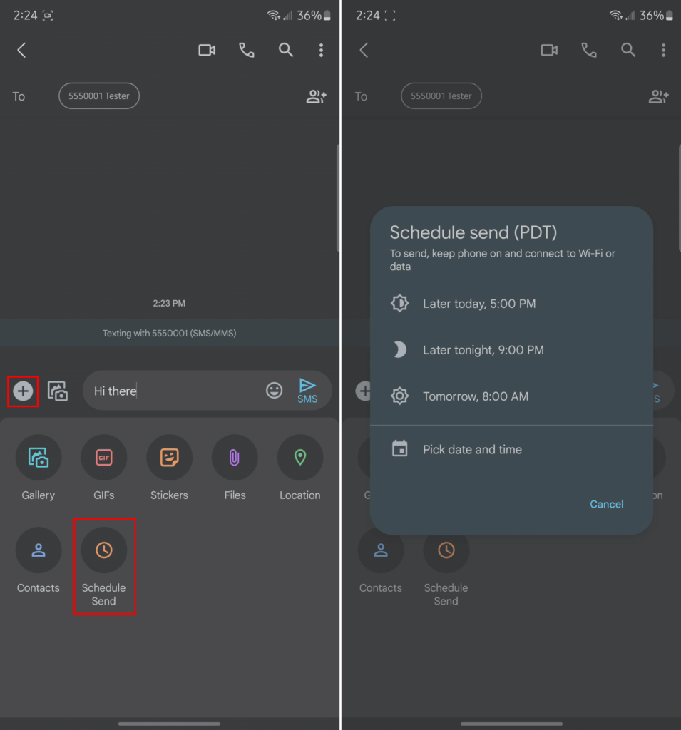 How to schedule a text: step-by-step guide