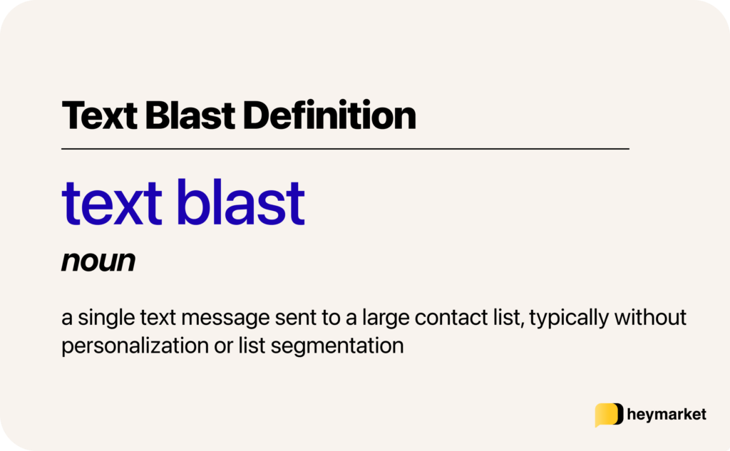 Text Blasts: What They Are, and How to Send Them
