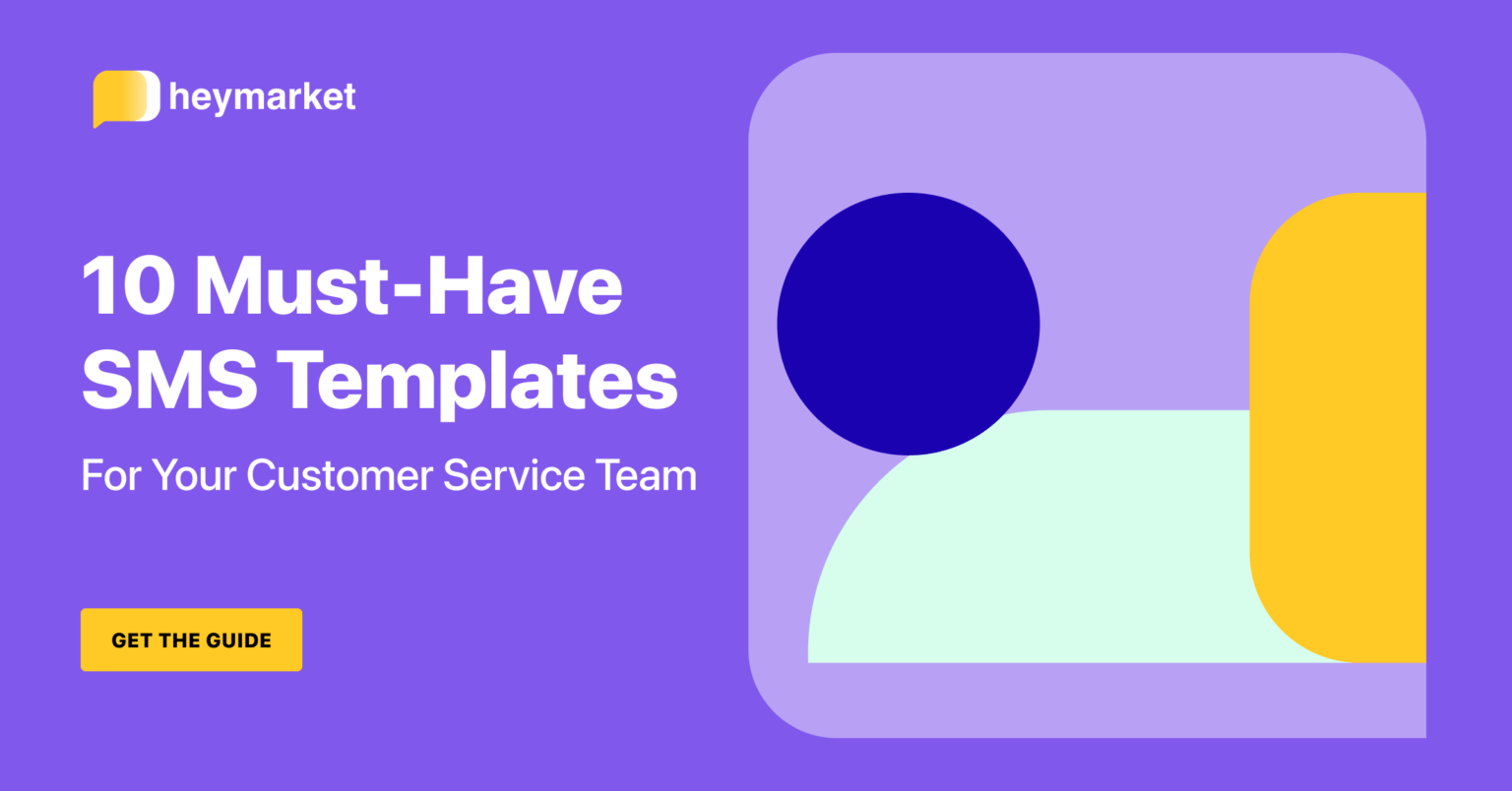 How to Build a Text Template - Heymarket