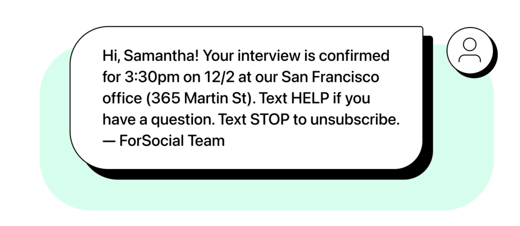 How to Send an Appointment Confirmation Text, Plus Examples
