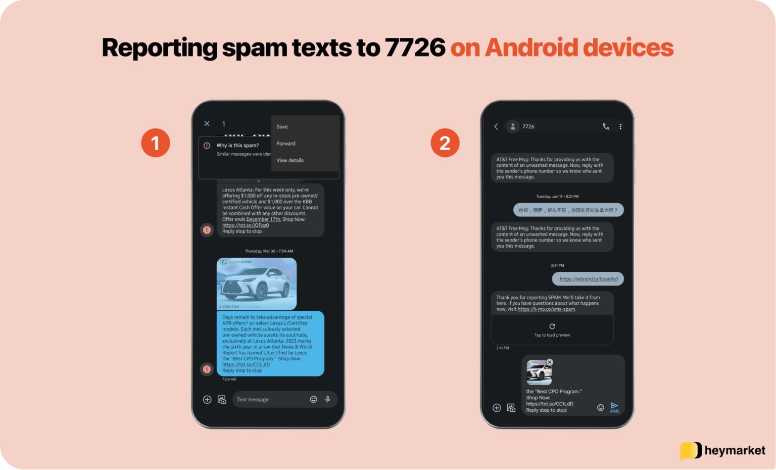 How To Report Spam Texts On Iphone Android And More