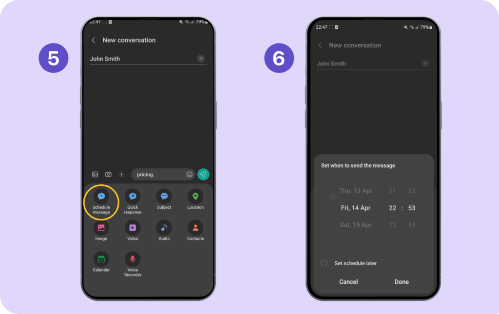 How to send automated text messages on Android