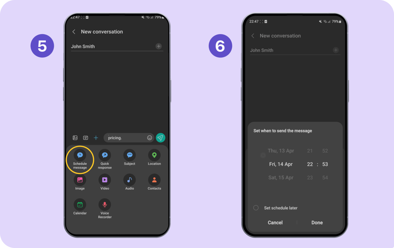 How to send automated text messages on Android