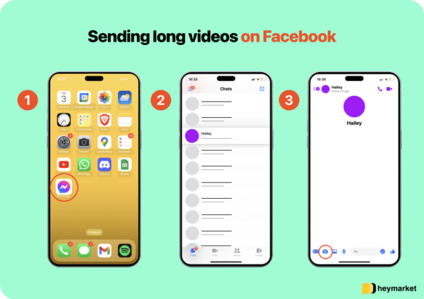 How to send a long video through text on iPhone and Android