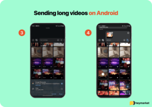 How to send a long video through text on iPhone and Android