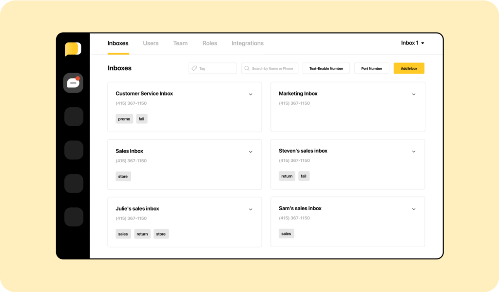 Enterprise-level team management by Heymarket