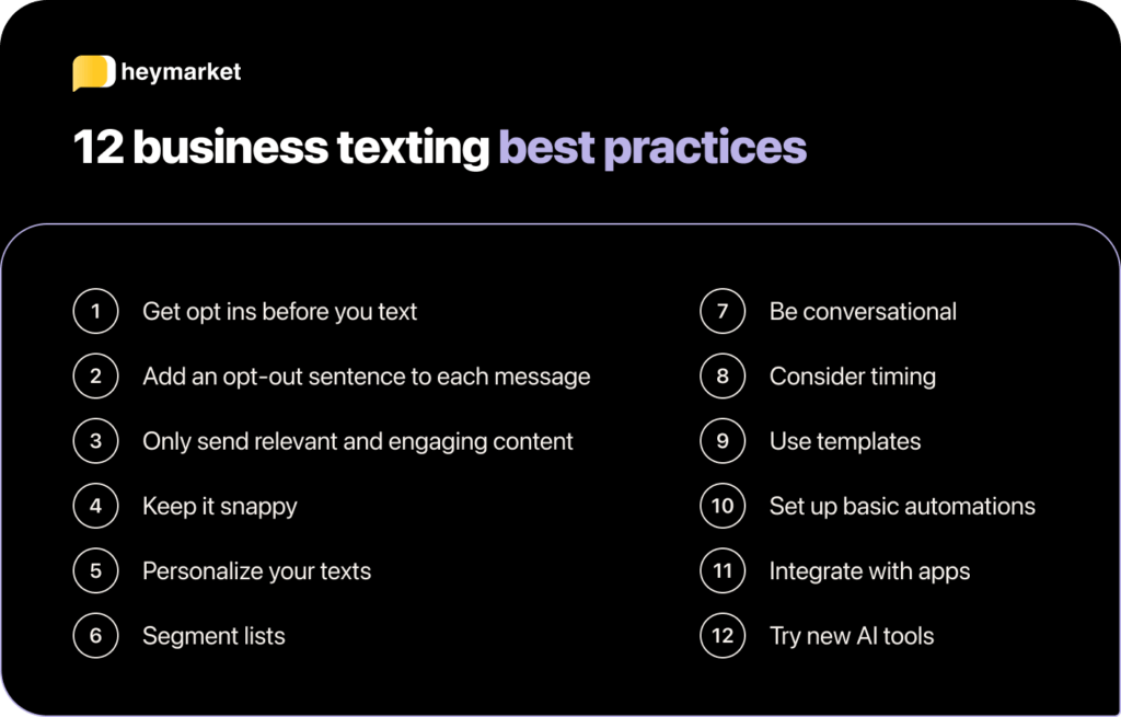 How to text customers: 12 texting best practices