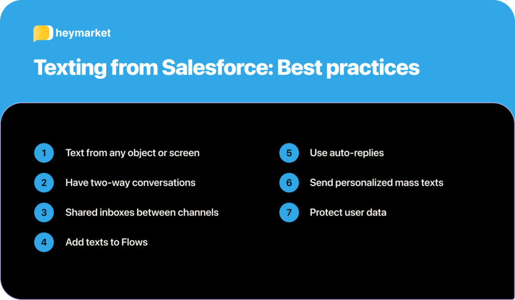 SMS in Salesforce: How to send texts within Salesforce