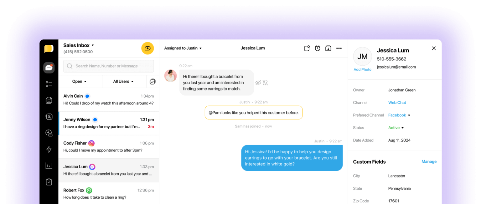 Business SMS Services and Texting App by Heymarket
