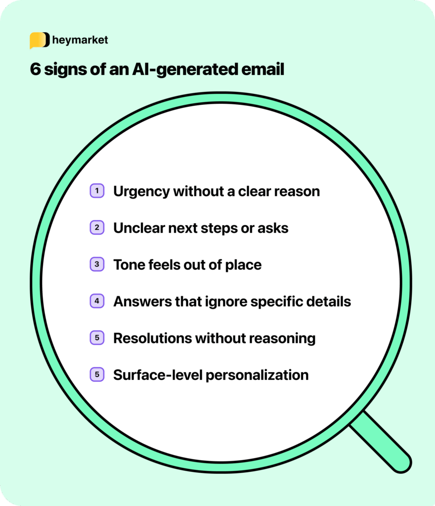 6 ways to identify an AI-generated email